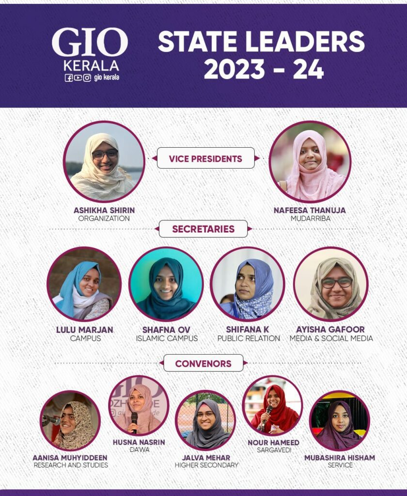 Girls Islamic Organisation New State Leaders 2023-24 - Jamaat-e-Islami ...
